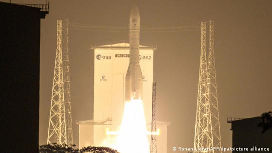 Ariane 6 rocket launches with EU Galileo satellite
