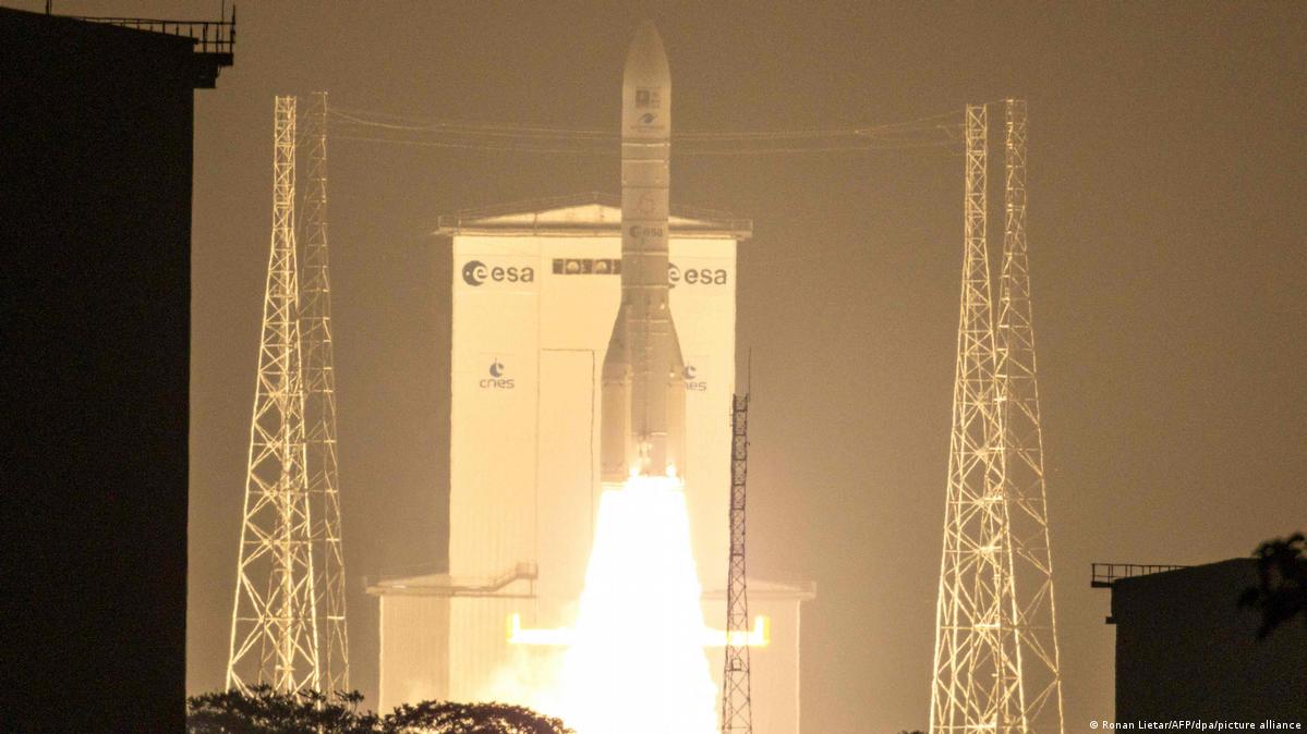 Ariane 6 rocket launches with EU Galileo satellite