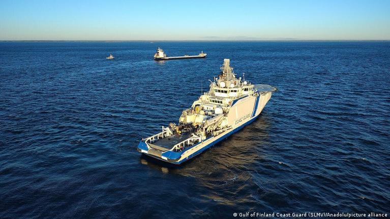 Finland seizes vessel suspected of damaging undersea cable