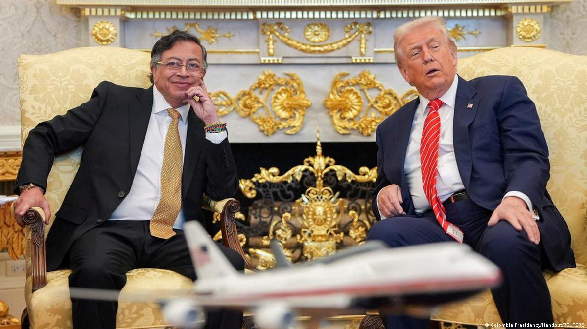 Trump hails 'very good' meeting with Colombia's Petro