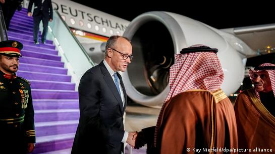 Germany news: Merz starts Gulf trip with Saudi Arabia visit