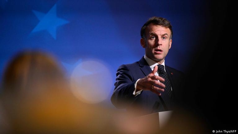 Macron warns Europe faces political and economic crisis