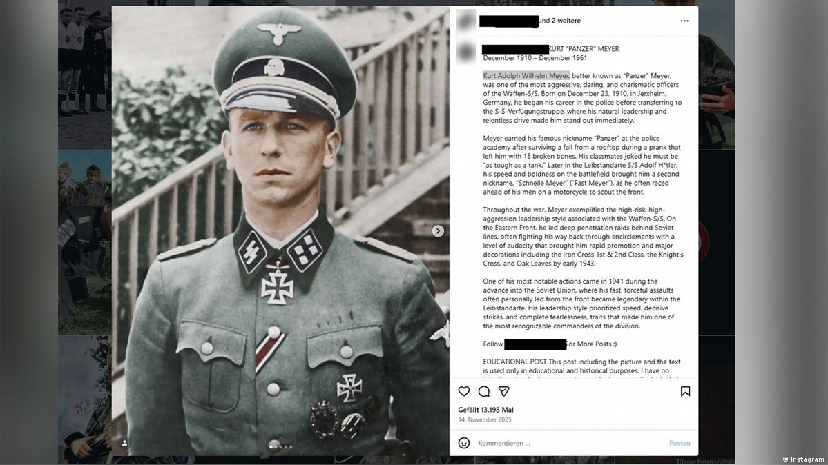 Instagram accounts glorify Nazi Germany, distort Holocaust