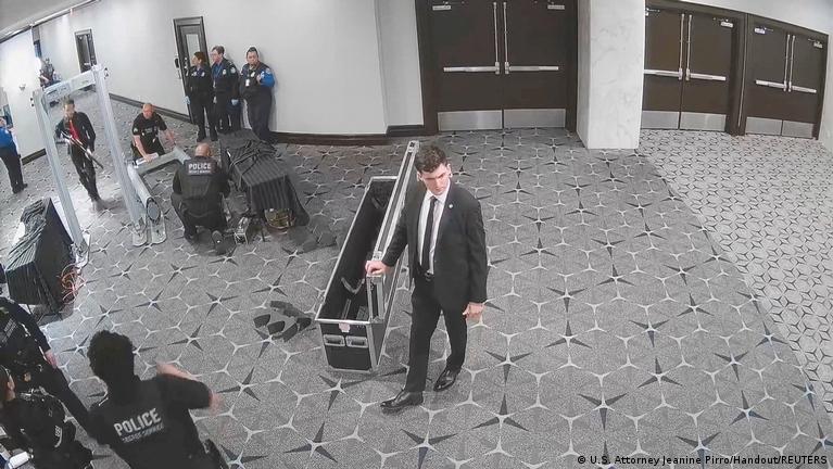 US prosecutors release new footage of Trump shooting suspect