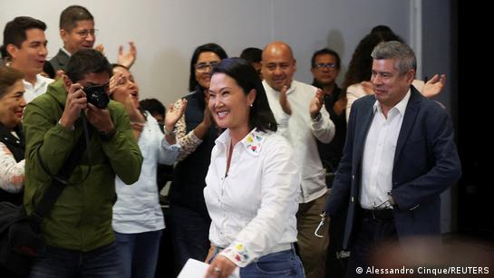 Keiko Fujimori tana kan gaba a zaben Peru